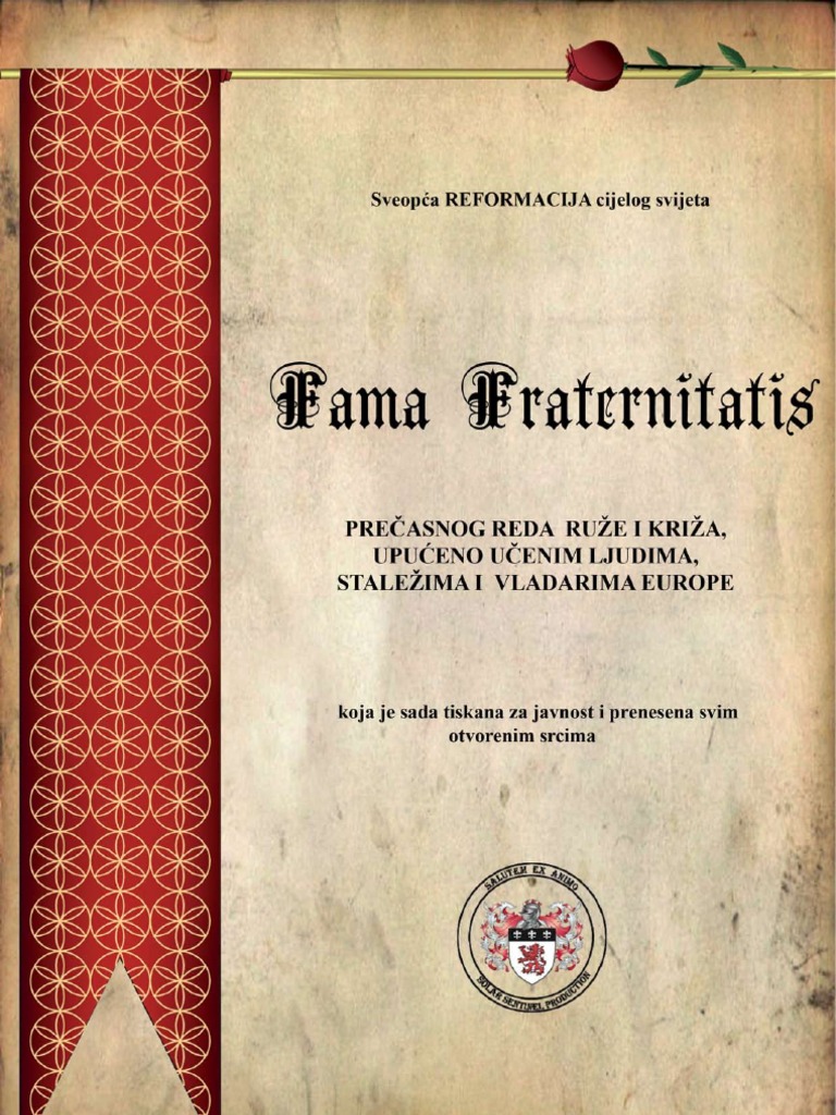 Fama Fraternitatis HR | PDF