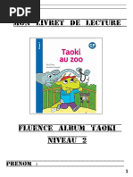 Livret de fluence Taoki CP | PDF