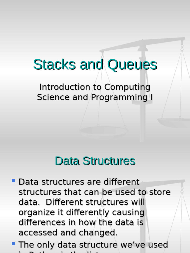 Stacks Queues | PDF | Queue (Abstract Data Type) | Computer Programming