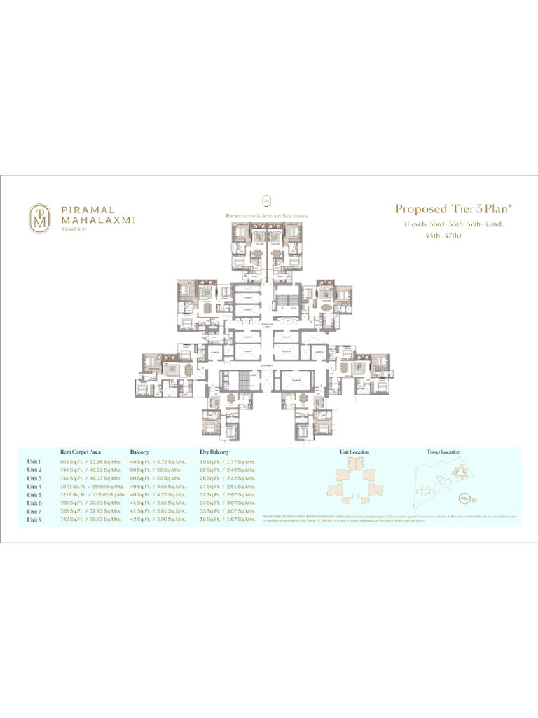 PM North Tower Plans | PDF