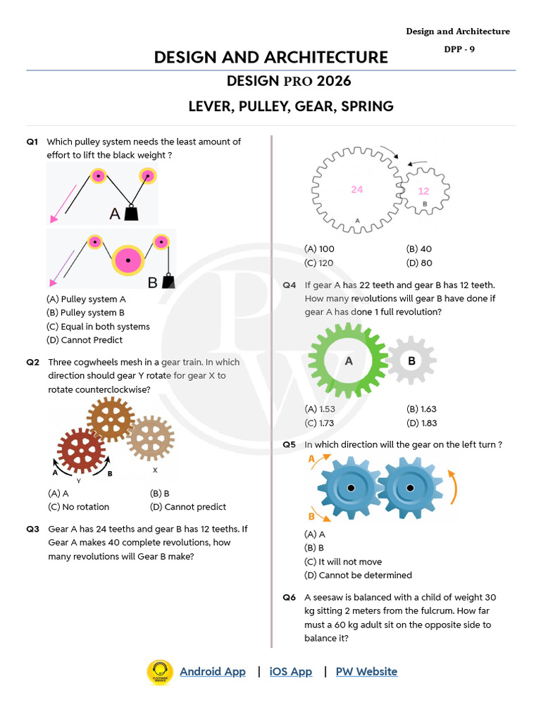 Gear Rotation Direction Explained | PDF | Gear | Lever