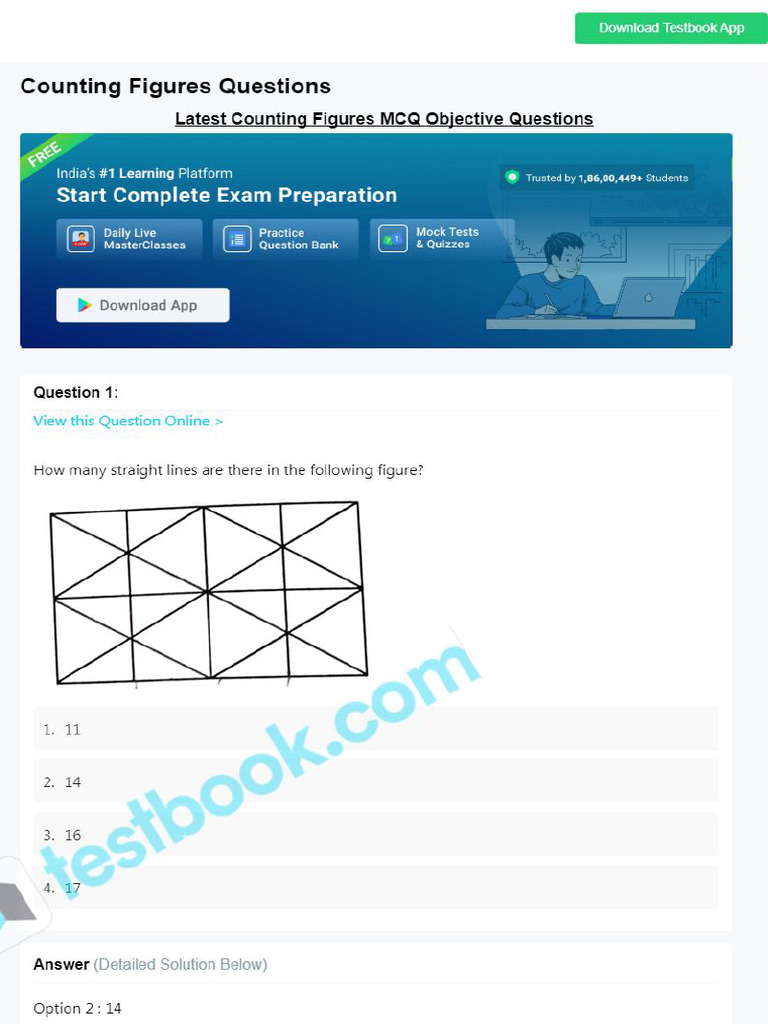 MCQ On Counting Figures 5eea6a0e39140f30f369e465 | PDF