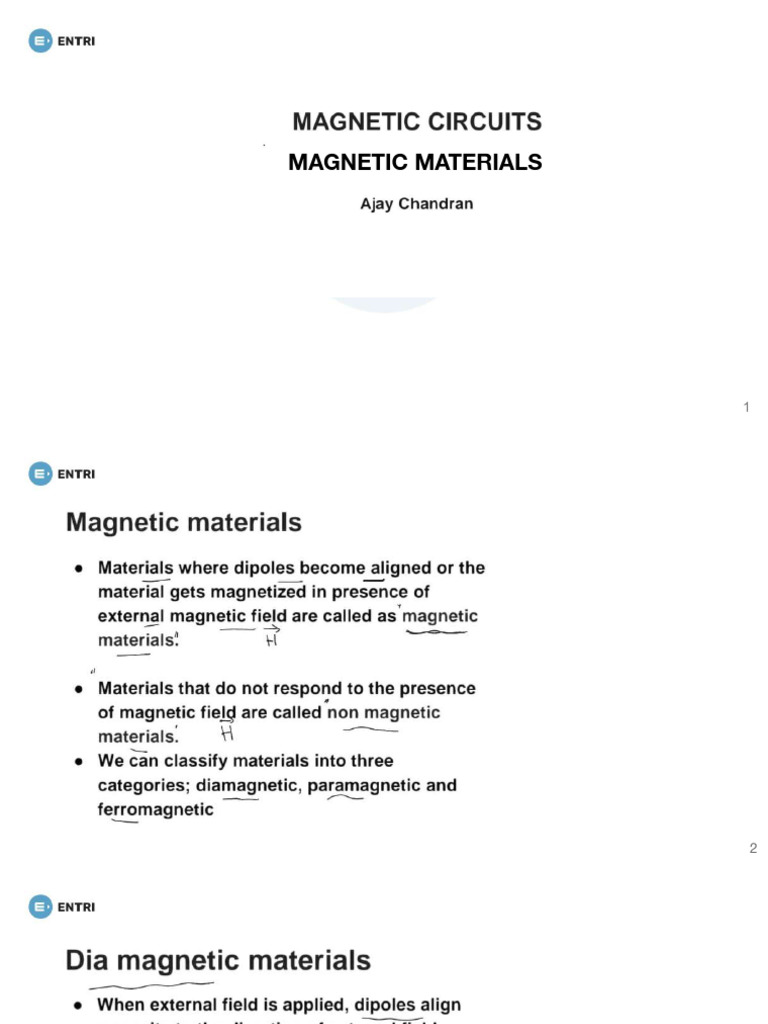 Magnetic Materials 6 | PDF