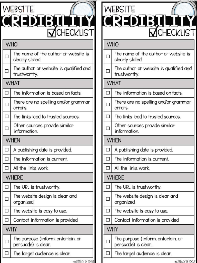 Research (Resources)WS Reliable vs Unreliable Sources | PDF