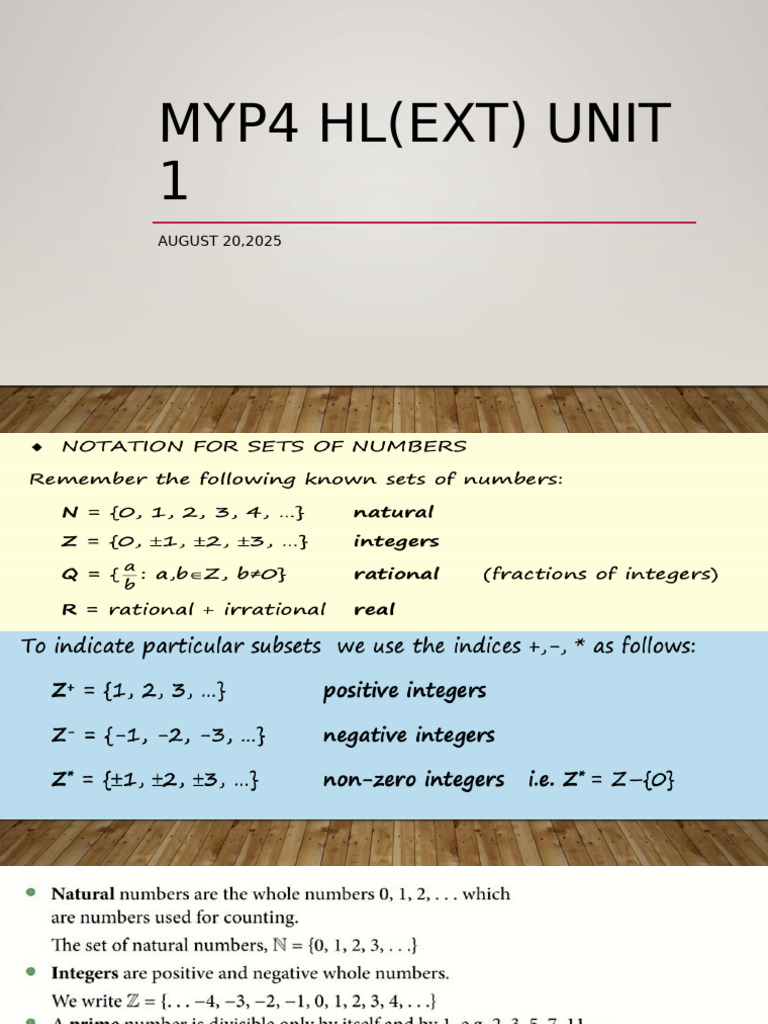 Ver 2 MYP4 EXT - Unit 1 - Exponents | PDF