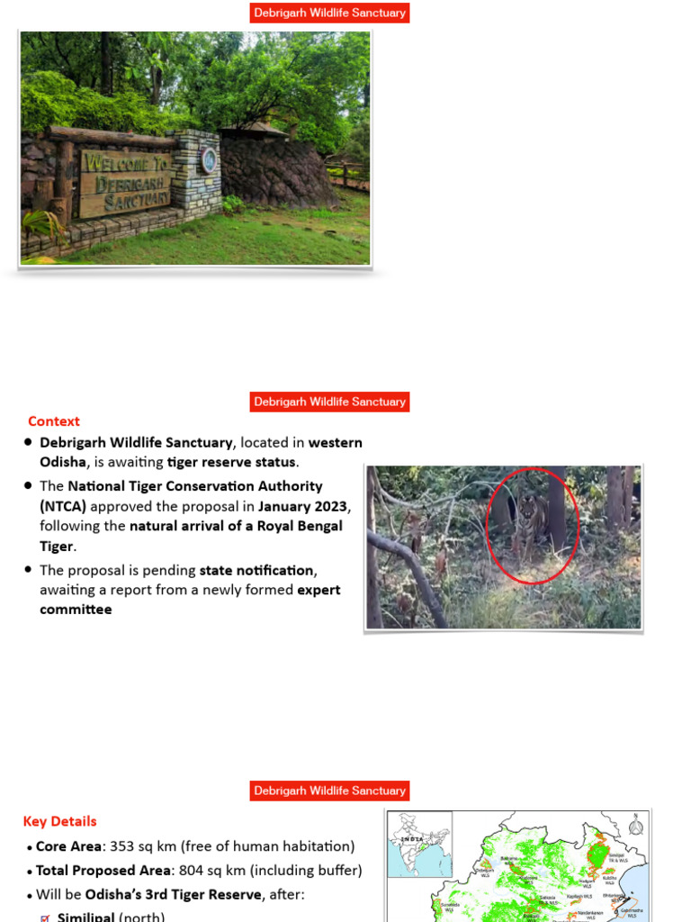 Debrigarh Wildlife Sanctuary Update | PDF | Natural Environment | Wildlife