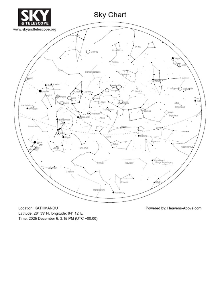 Southern Hemisphere Constellation Map | PDF | Constellation ...
