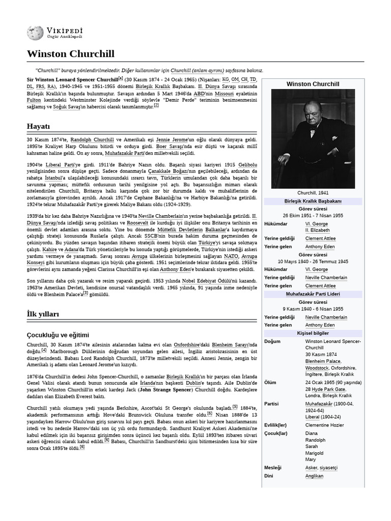 Winston Churchill | PDF