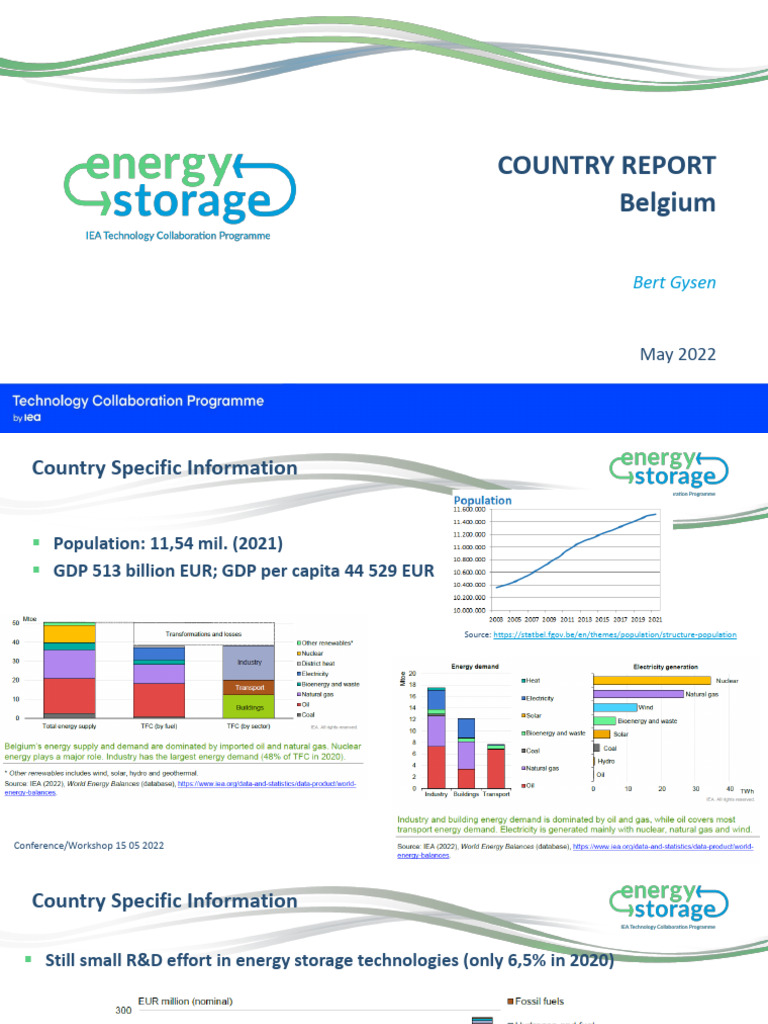 93.9.1 Belgium Country Report May20221 | PDF | Energy Storage ...