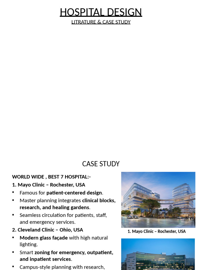 Hospital Design Insights and Case Studies | PDF | Emergency Department ...