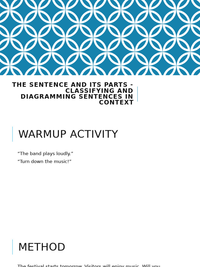 Classifying and Diagramming Sentences | PDF