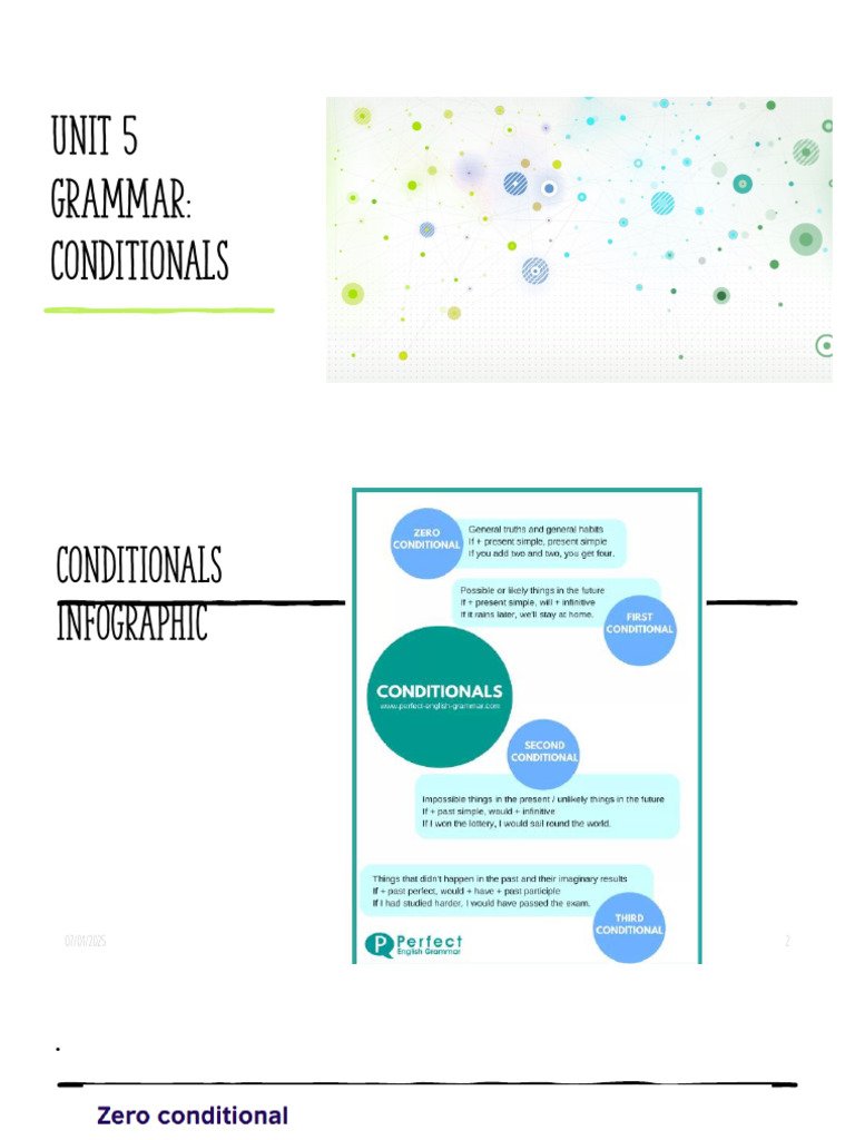 UNIT 5. Conditionals | PDF