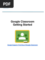 Google Classroom Cheat Sheet for Teachers | PDF | Software | Computing