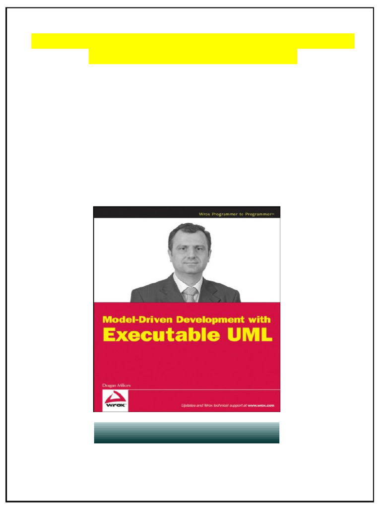 Model Driven Development With Executable Uml 1st Ed Edition Dragan ...