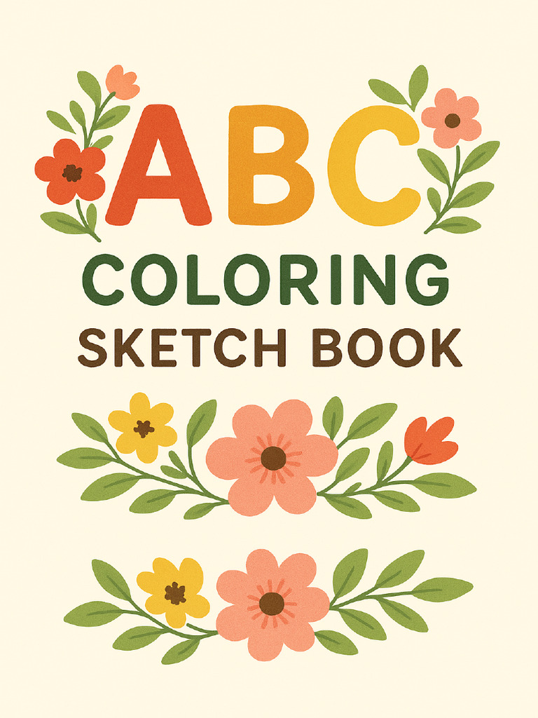 Alphabet Coloring Pages Worksheet in Black and White | PDF