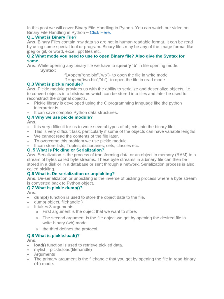 Binary File For Lab Practice Very Best | PDF | Computer File | Computing