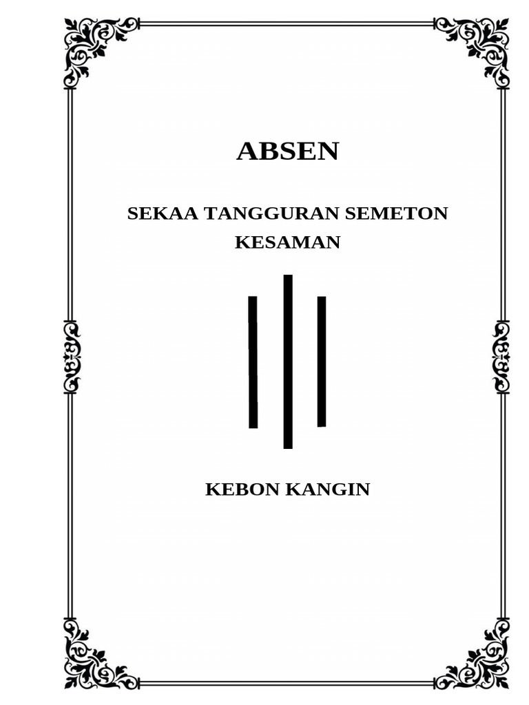 Absen Cover | PDF