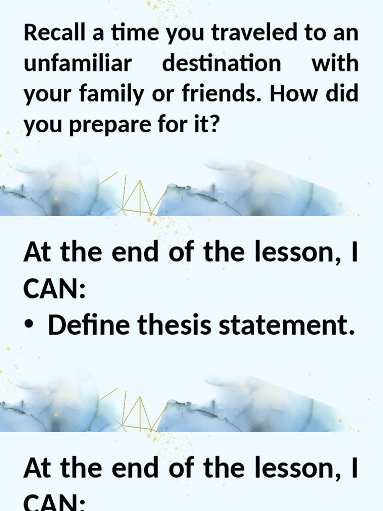 Mastering Thesis Statements and Outlines | PDF