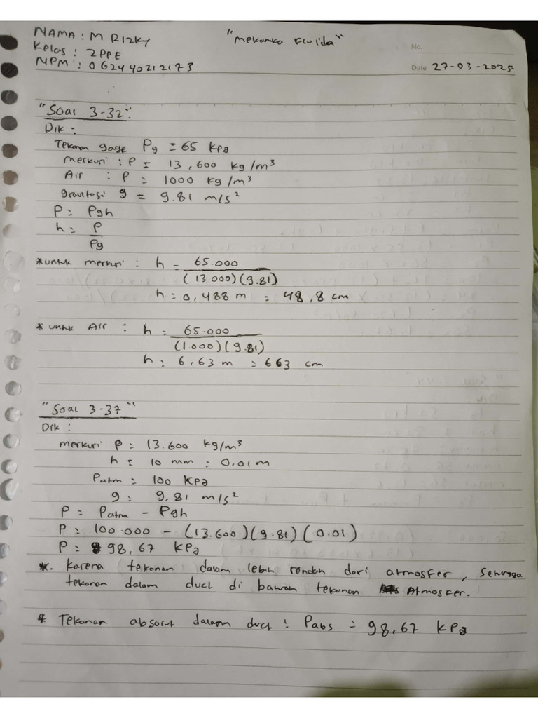 M Rizky Tugas 3 Mekflu | PDF