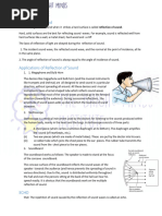 Grade 9 Sound Science Notes | PDF | Waves | Sound