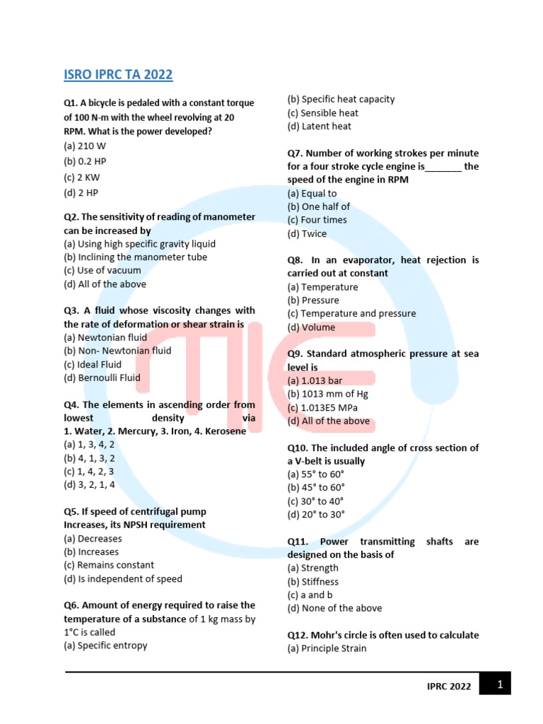 Mechanical Engineering Exam Questions 2022 | PDF | Construction | Welding