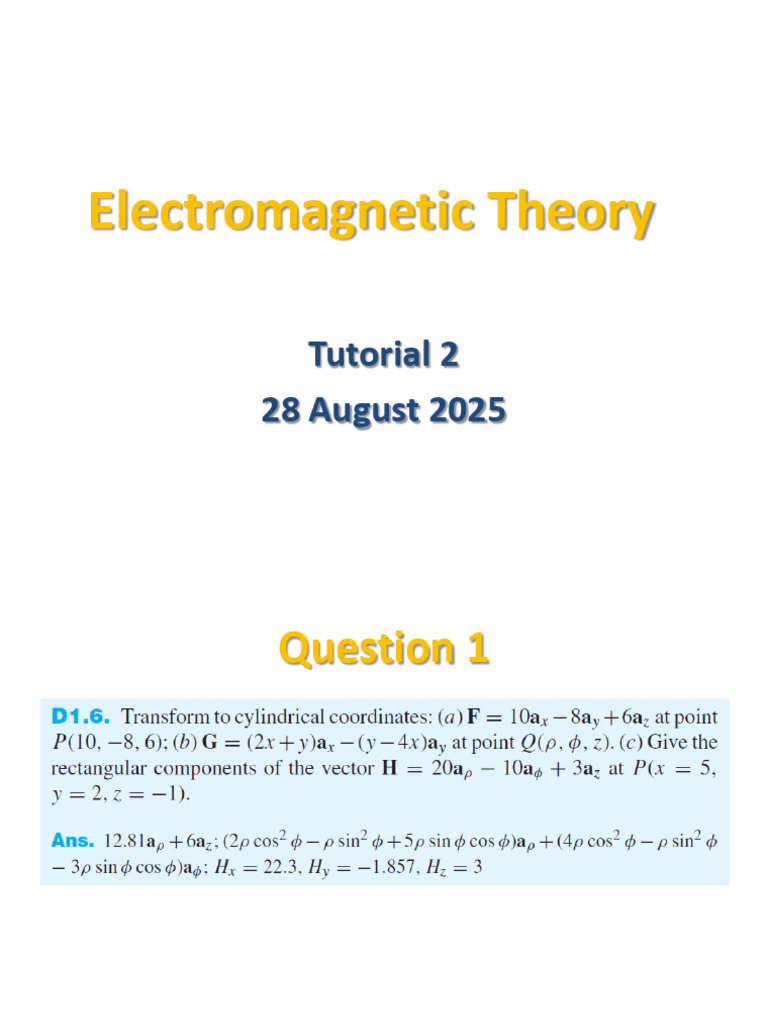 Tutorial 2 Questions | PDF