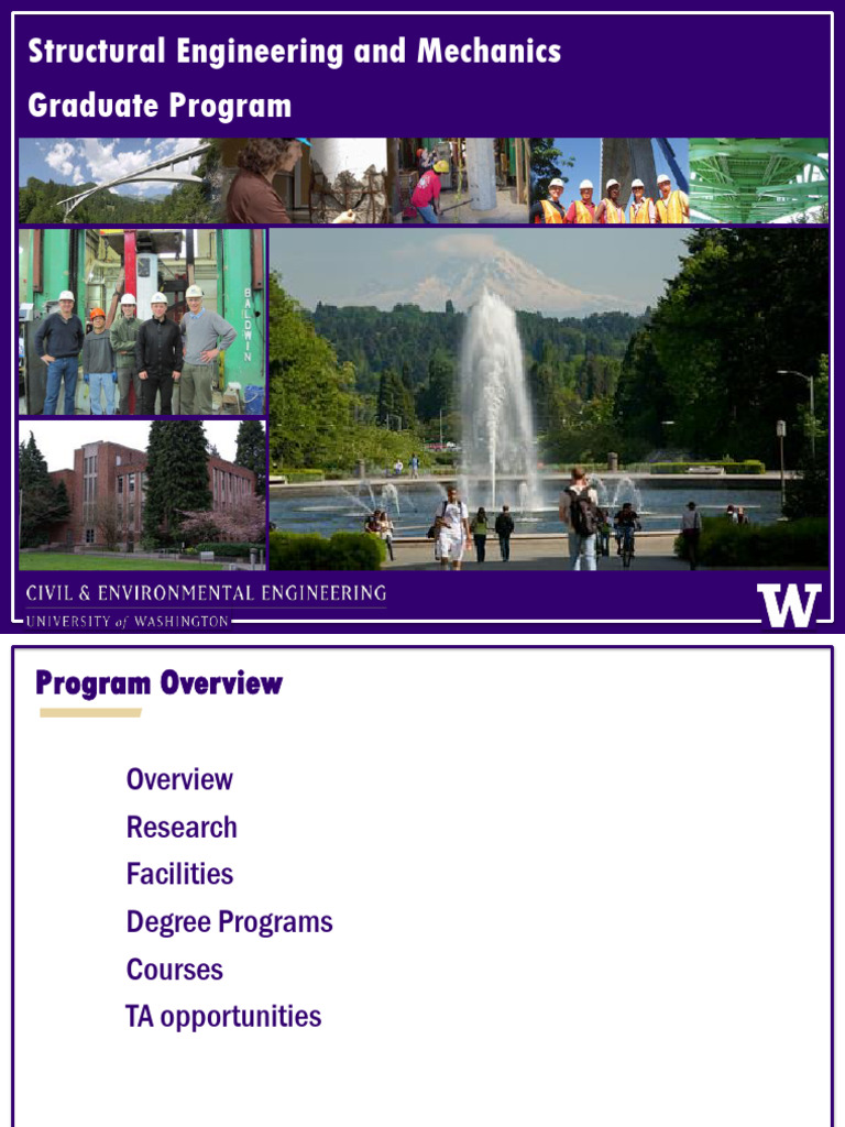 Structural Engineering Graduate Program Overview | PDF | Earthquake ...