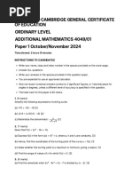 KCSE Mathematics Paper 2 Marking Scheme Full | PDF