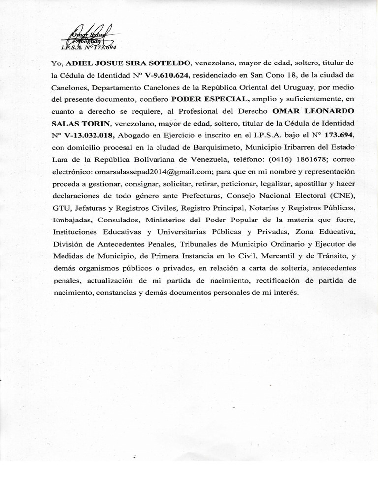 Poder. Adiel Sira | PDF