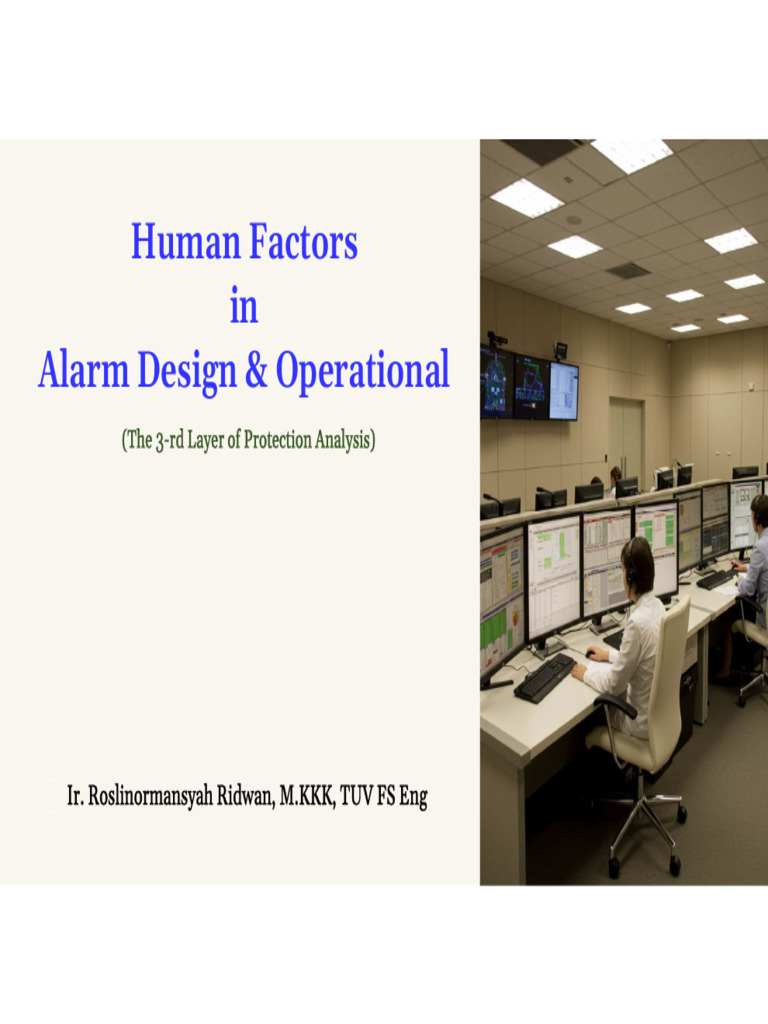Human Factors in Alarm Design Insights | PDF | System | Sound