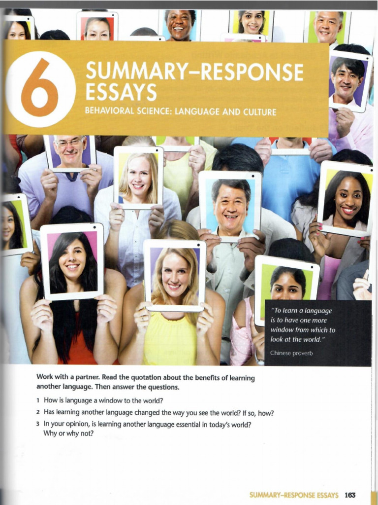 Unit6 Summary Response Essays | PDF