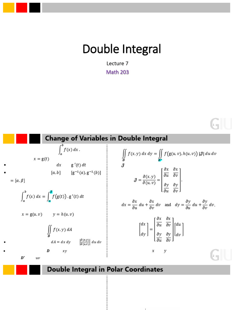 m2 Lec7 | PDF | Coordinate System | Calculus