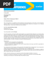 Accenture Offer Letter Sample | PDF