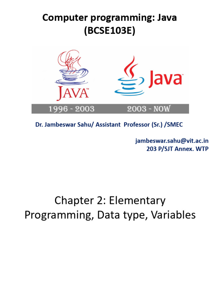 FALLSEM2024-25 BCSE103E ETH VL2024250106739 2024-07-16 Reference-Material-I | PDF | Integer ...