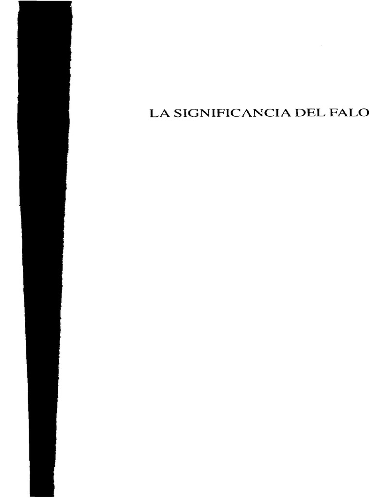 Lacan. Cap. XIV, Cap. XV, Cap. XVI. Seminario 5. | PDF