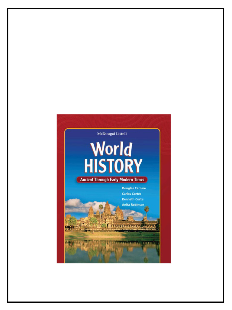 World History Grades 68 Ancient Through Early Modern Times Mcdougal ...