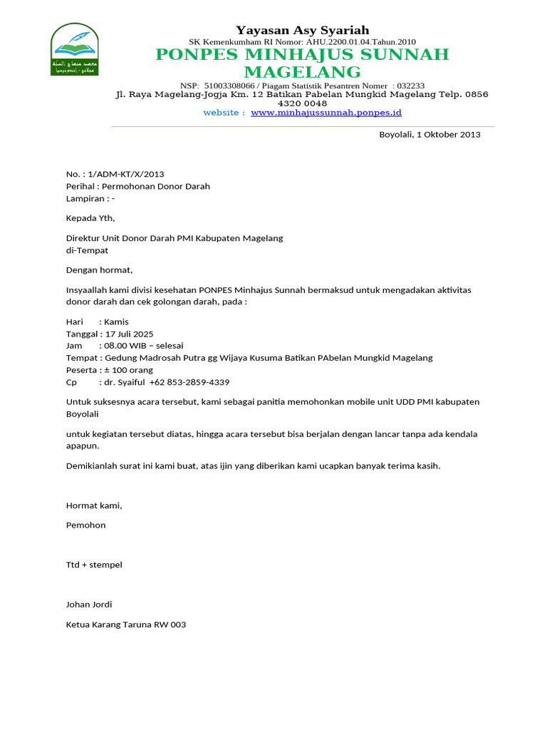 Proposal Ke PMI | PDF