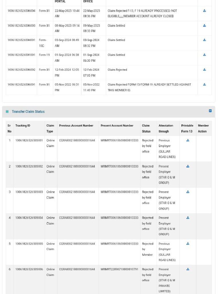 Claim Rejected Certificate @ | PDF