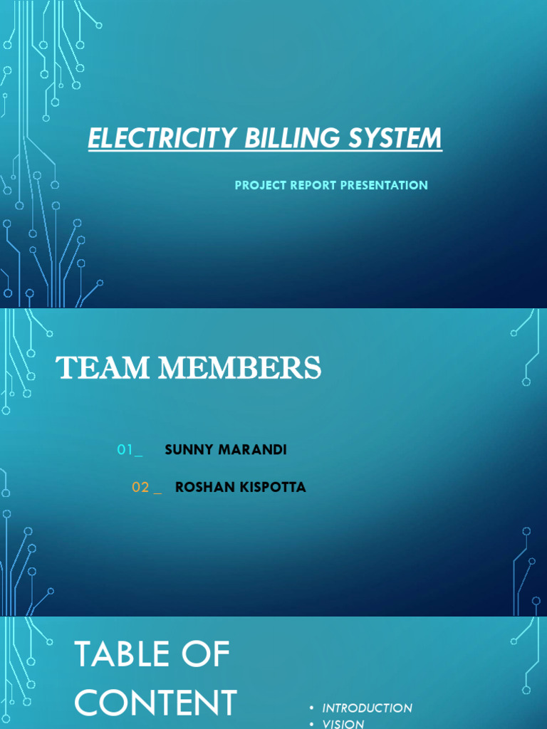 Electricity Billing System-Compressed | PDF | Computing