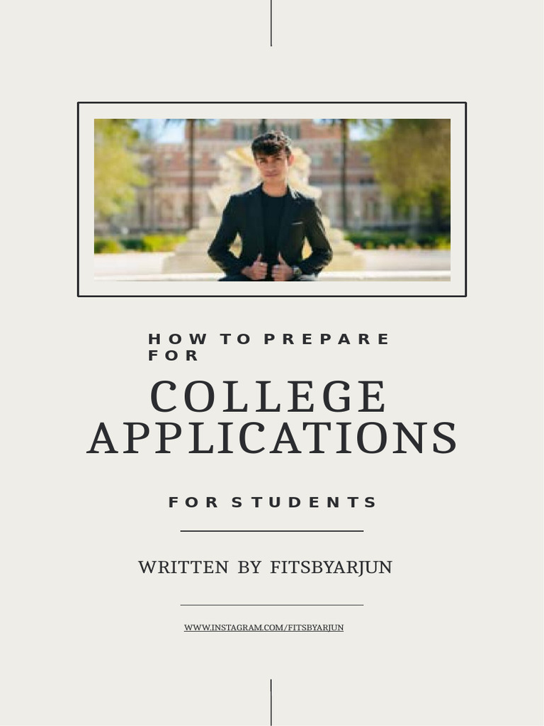 College Application Preparation Guide | PDF | Résumé