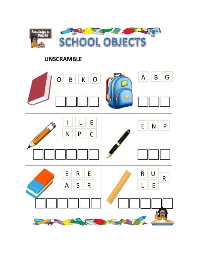 School Objects | PDF