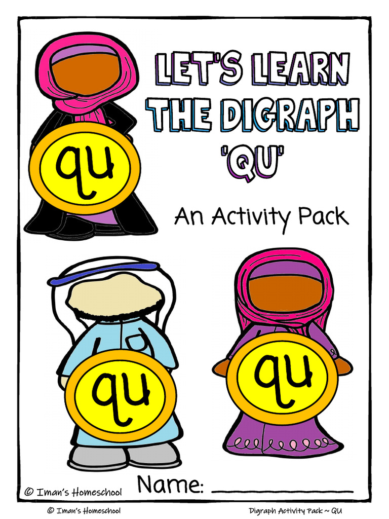 Digraph QU Activity Pack | PDF | Chess Theory | Chess