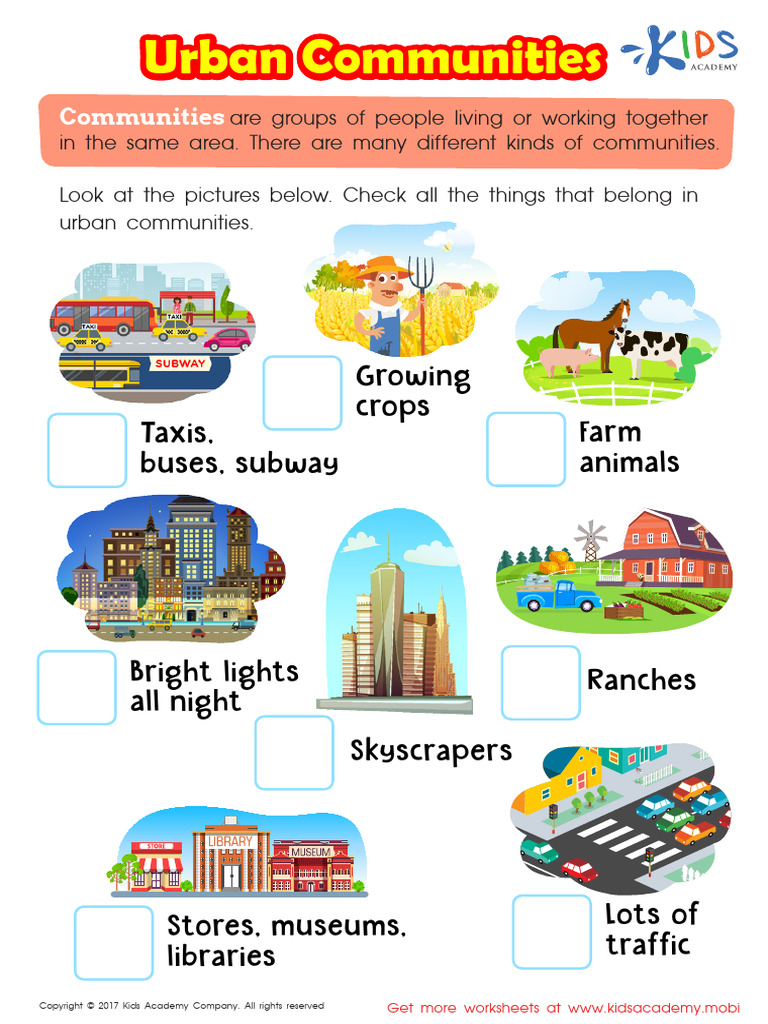 Grade 2 Urban Communities Printable | PDF