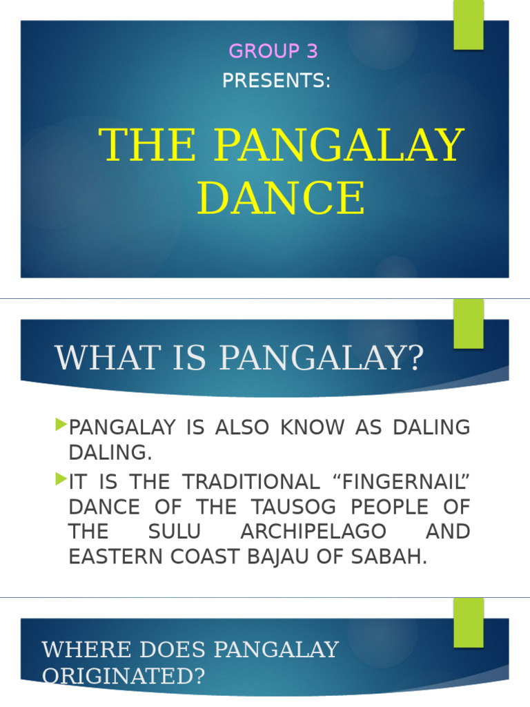 The Pangalay Dance | PDF
