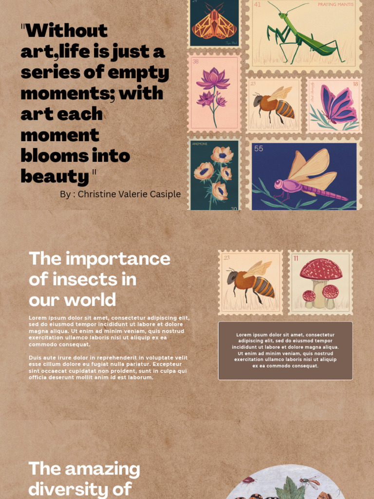 Beige Vintage Insects Nature Presentation - 20250805 - 210405 - 0000 | PDF