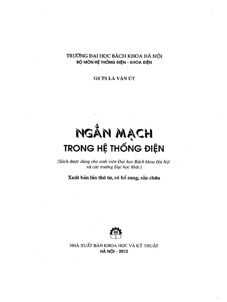 Tai Lieu Ngan Mach Trong HTD - Gsts La Van Ut | PDF