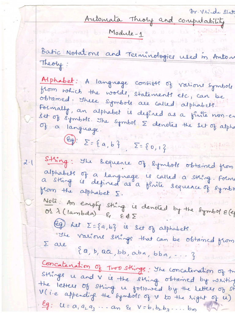 AT & C Module-1 Notes New | PDF