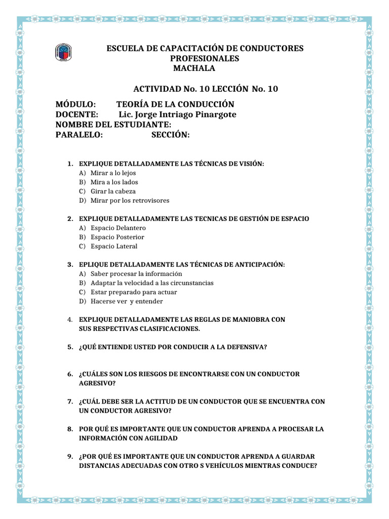 Actividad 10-Leccion 10 | PDF