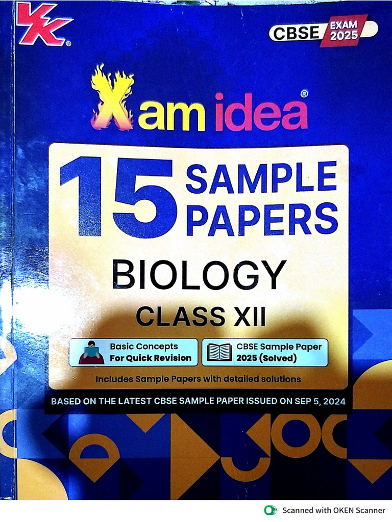 Xam Idea Bio Sample Paper 12th | PDF