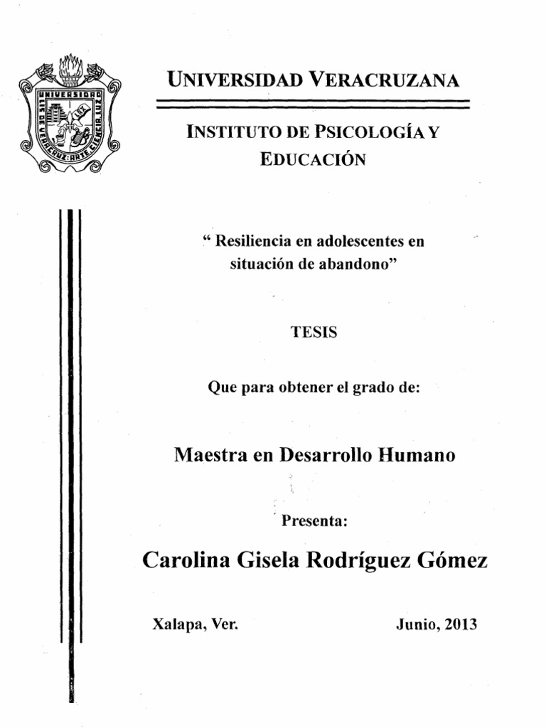 Rodriguez Gomez Carolina | PDF | Autoestima | Adolescencia